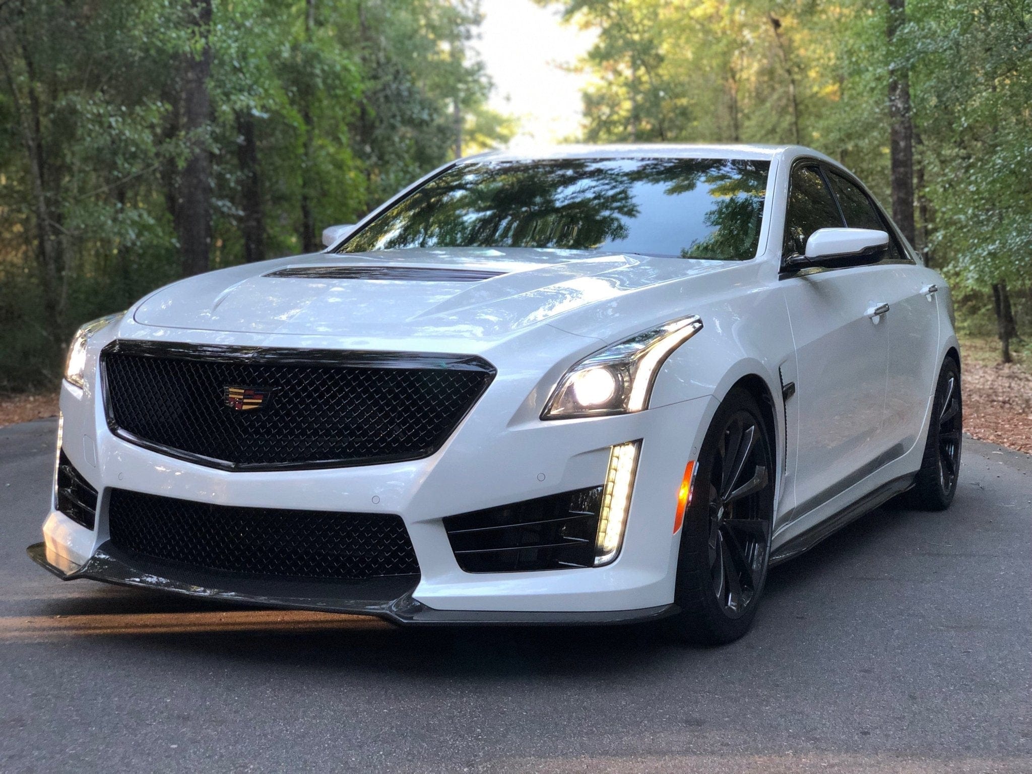 Premium Cadillac CTS-V Gloss Black Grille & Badge Emblem Kit – Refined ...
